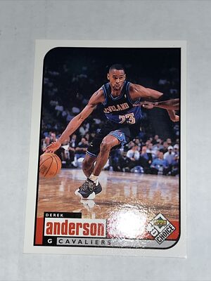 1998-99 Upper Deck UD Choice Reserve Derek Anderson #24 Cleveland ...