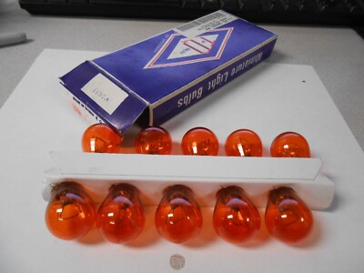 NOS Vintage Top Quality 12V 32/4CP Miniature Amber Light Bulb 1157A QTY ...