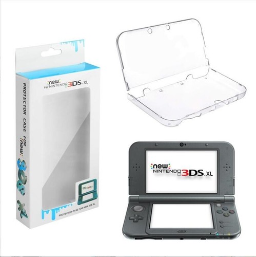 For New 2015 Nintendo 3DS XL/LL Clear Crystal Hard Shell Protective ...