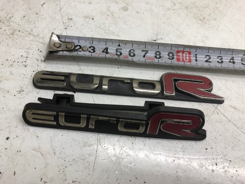 JDM HONDA ACCORD EURO R GRILL AND TRUNK EMBLEMS OEM | eBay