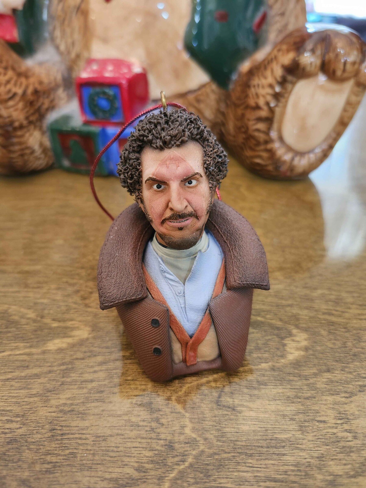 Hand-Painted 3D Resin Ornament - Harry & Marv Sticky Bandits Home Alone ...