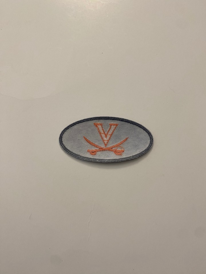 Virginia UVA Cavaliers Football Team Issue V-Sabre Blue Logo Jersey ...