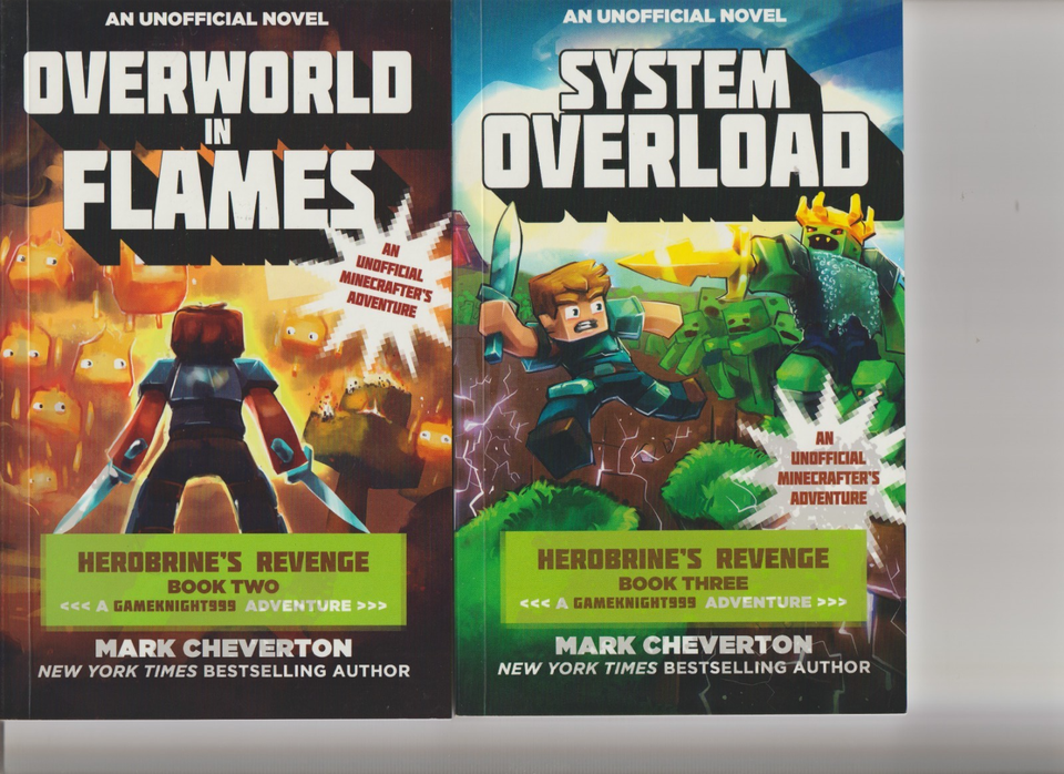 5 Mark Cheverton Herobrine novels- New | eBay
