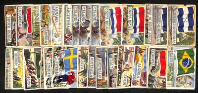(34) 1956 Topps Flags of the World Trading Card Lot PR GL2613 | eBay