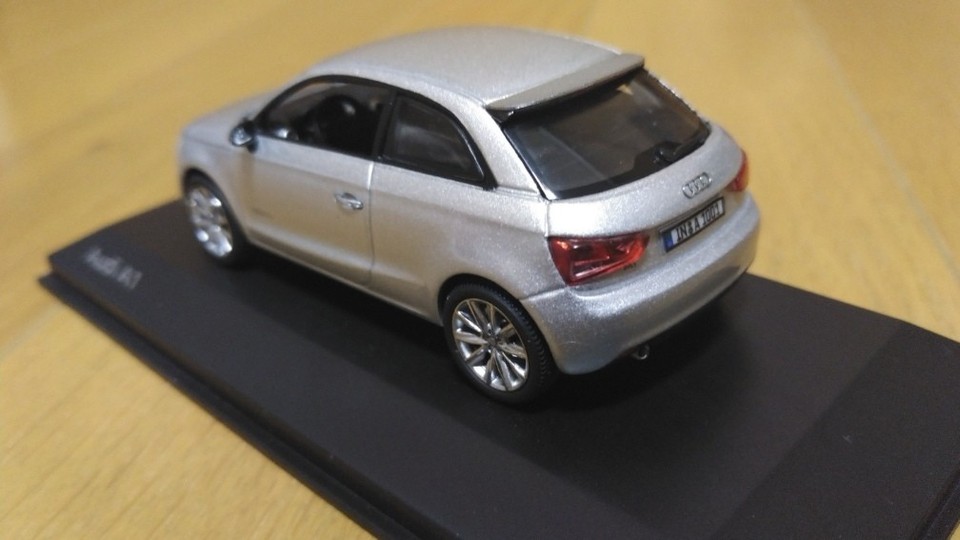 AUDI Audi custom made genuine color A1 ice silver 1/43 rare | eBay