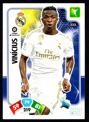 VINICIUS #233 REAL MADRID 2019-20 CARD PANINI ADRENALYN XL LA LIGA ...