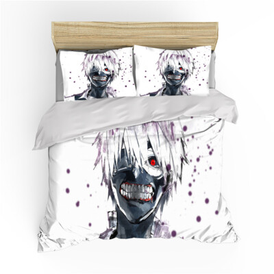 Tokyo Ghoul Queen/Single/Double/King Bed Quilt/Duvet/Doona Cover Set ...