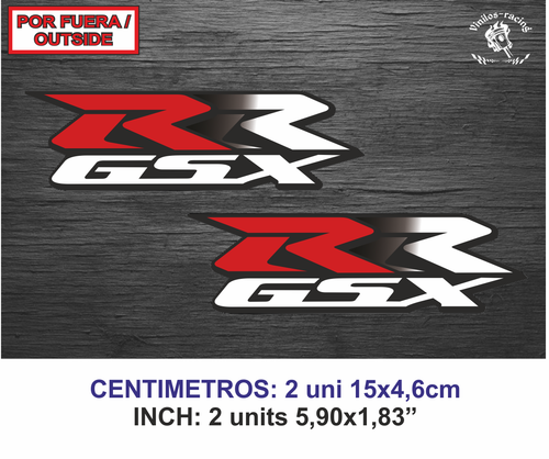 Sticker Vinilo Pegatina Decal Vinyl Aufkleber Suzuki RR GSX GSXRR Bike ...