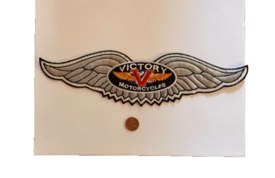 Motorcycle Victory Patches Rider Embroidered Golden Wing Motorbike ...