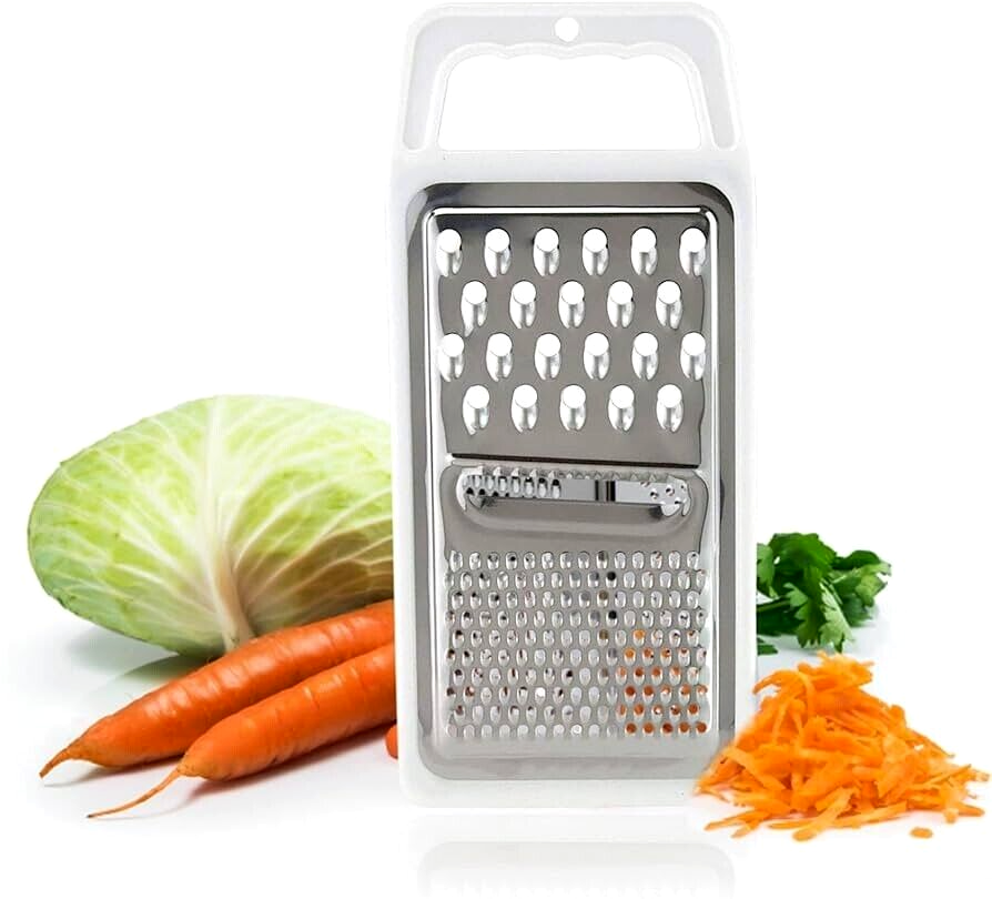 FLAT CHEESE GRATER STAINLESS STEEL CHEESE FRUIT VEGETABLE SLICER ...