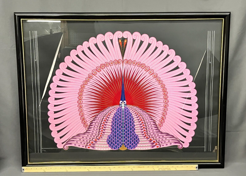 Erté Phoenix Reborn 1983 Framed Serigraph Signed & Numbered 45/65 ...