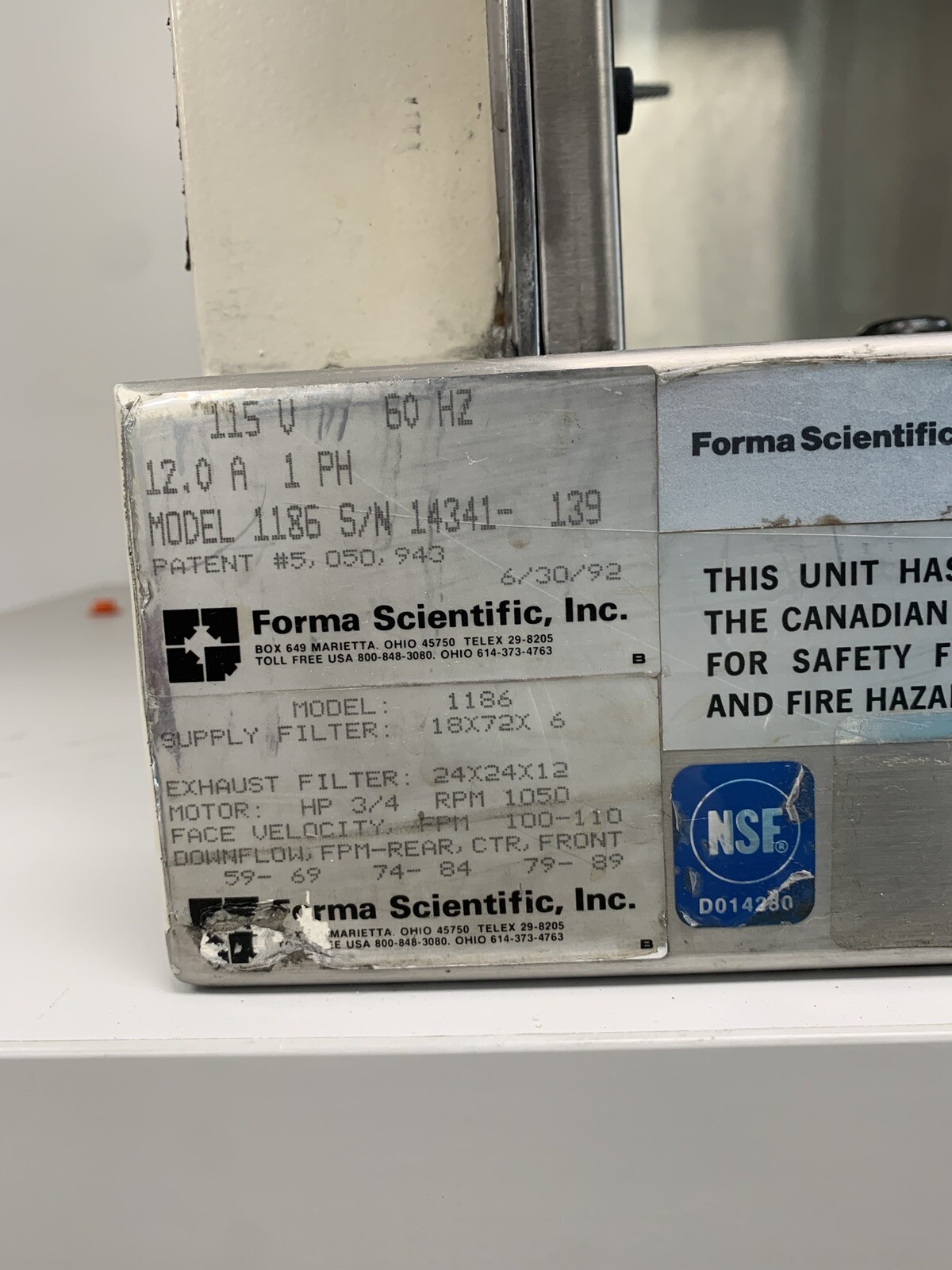 Class II Type A/B3 Biosafety cabinet (BSC) - Forma Scientific | eBay