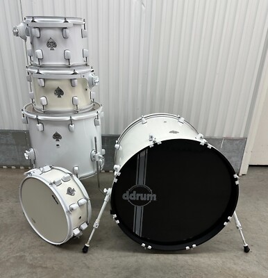 ddrum 5Pc Drum Set Shell Pack Kit Diablo White / White | eBay