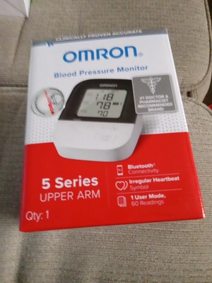 Omron 5 Series Wireless Upper Arm Blood Pressure Monitor - BP7250 ...
