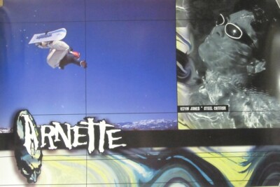 Arnette Snowboard Kevin Jones Vintage Snowboard poster Flawless New Old ...