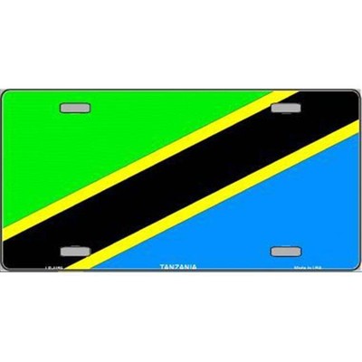 Smart Blonde LP-4159 Tanzania Flag Metal Novelty License Plate | eBay