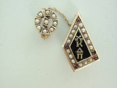 USA FRATERNITY PIN KAPPA DELTA PI. MADE IN GOLD. DATED 1912. NAMED ...
