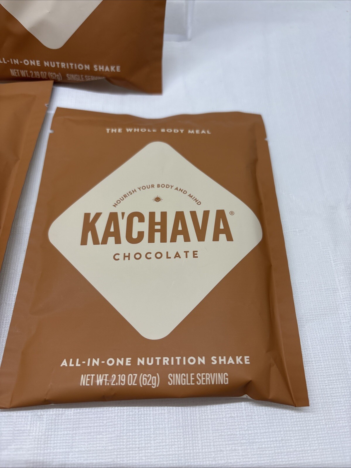 4 X KA’CHAVA CHOCOLATE THE ALL IN ONE NUTRITION SHAKE Single Serving 2. ...