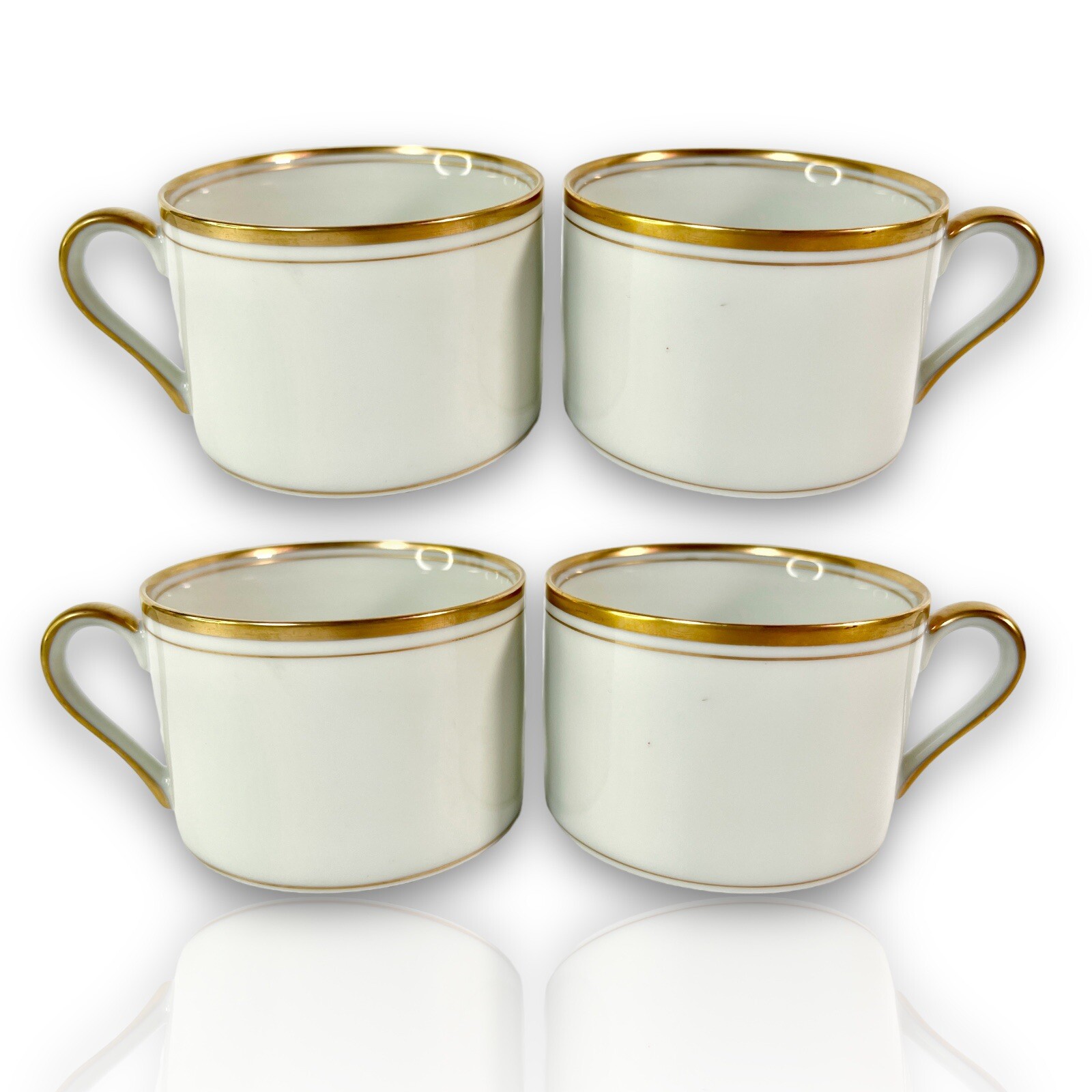 Fitz and Floyd Japan PALAIS Buff Tea Coffee Cups Set of 4 Vintage 1977 ...