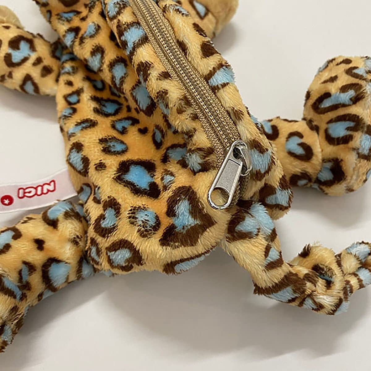 NICI (Niki) [Wild Friends] Leopard Figure Pouch | eBay