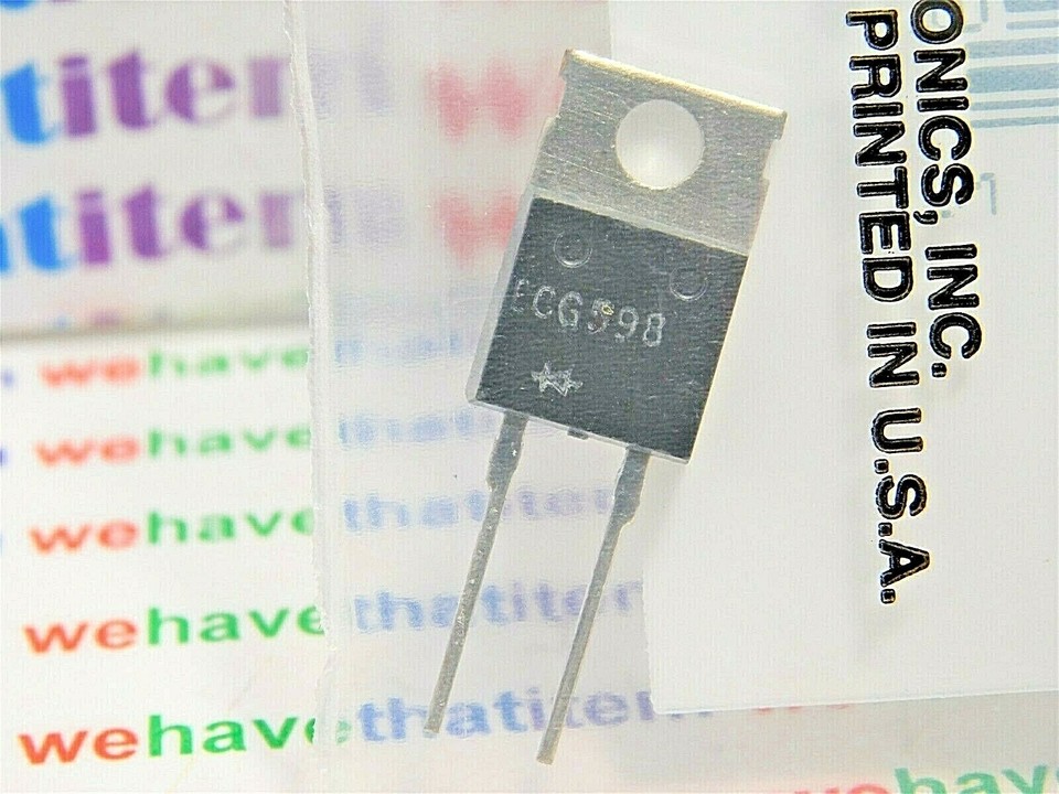 NTE598 / CROSSES TO ECG598 / ULTRA FAST SWITCHING DIODE / 2 PIECES (qzty) | eBay