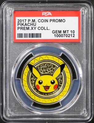Pokemon TCG Premium XY Trainer Collection Pikachu Coin Promo LOW POP ...