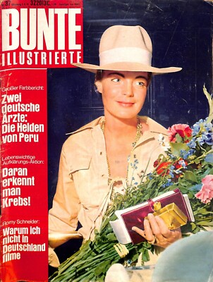 RARE Romy Schneider, Frank Sinatra BUNTE ILLUSTRIETTE 1970 | eBay