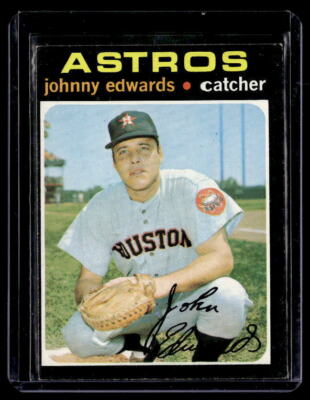 1971 Topps #44 Johnny Edwards Houston Astros EX-MT Baseball Card *A832 ...