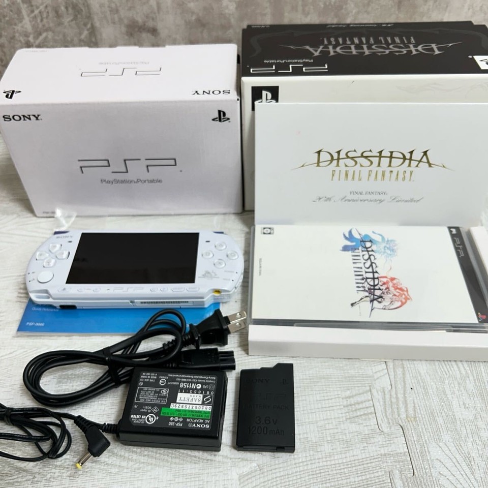 Sony PSP-3000 Dissidia Final Fantasy FF 20th Anniversary Limited ...