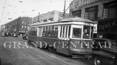 ORIGINAL 1946 BROOKLYN & QUEENS TRANSIT CORP TROLLEY B&QT NEGATIVE ...