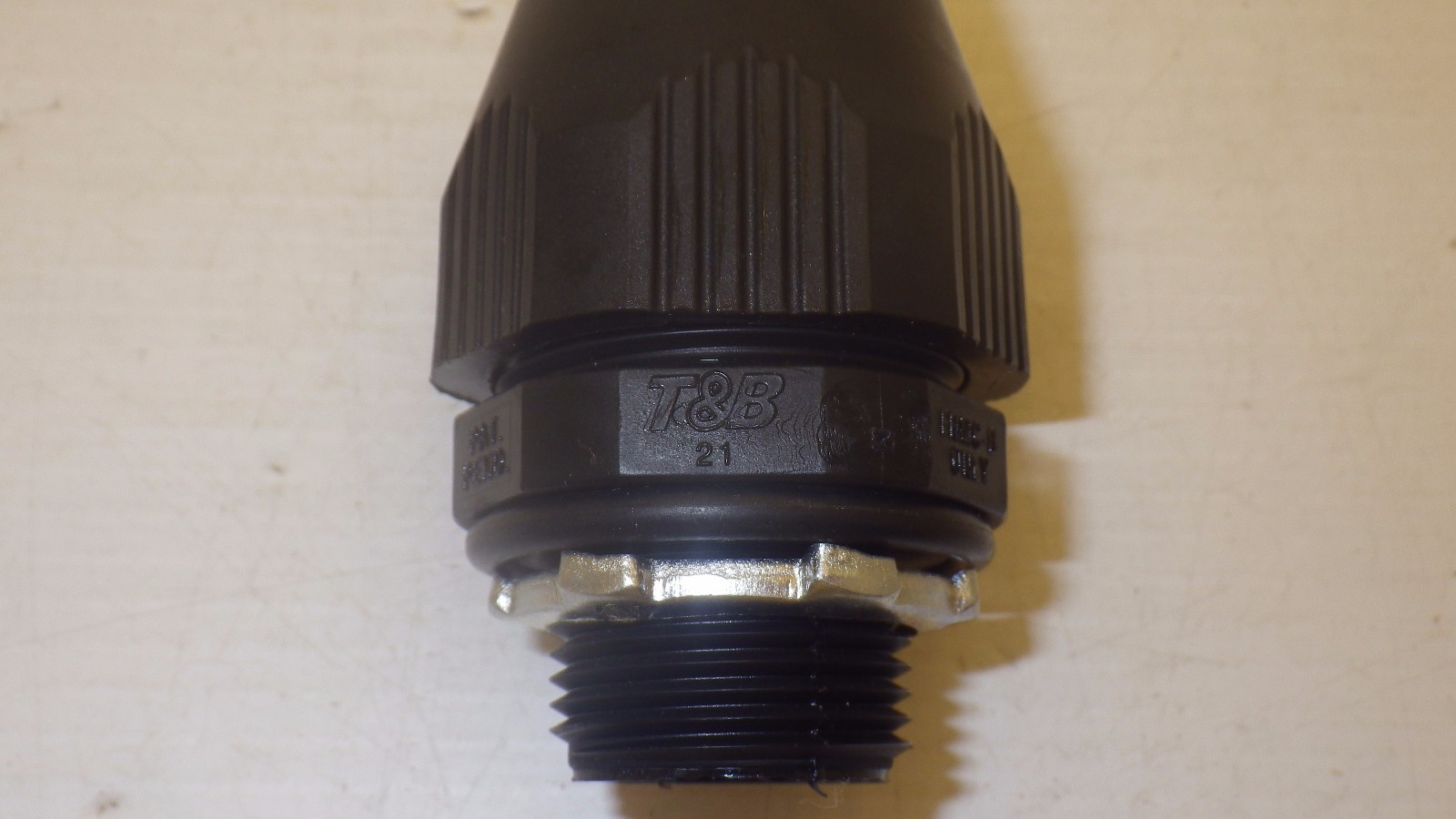 THOMAS & BETTS 3/4" NPT, LT75P, LIQUIDTIGHT BULLET CONNECTOR FNMC-B ...