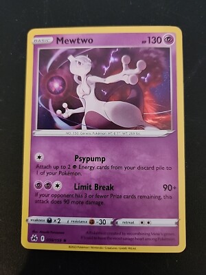 Mewtwo 059/159 Crown Zenith Holo Rare NM/M Pokemon Card | eBay