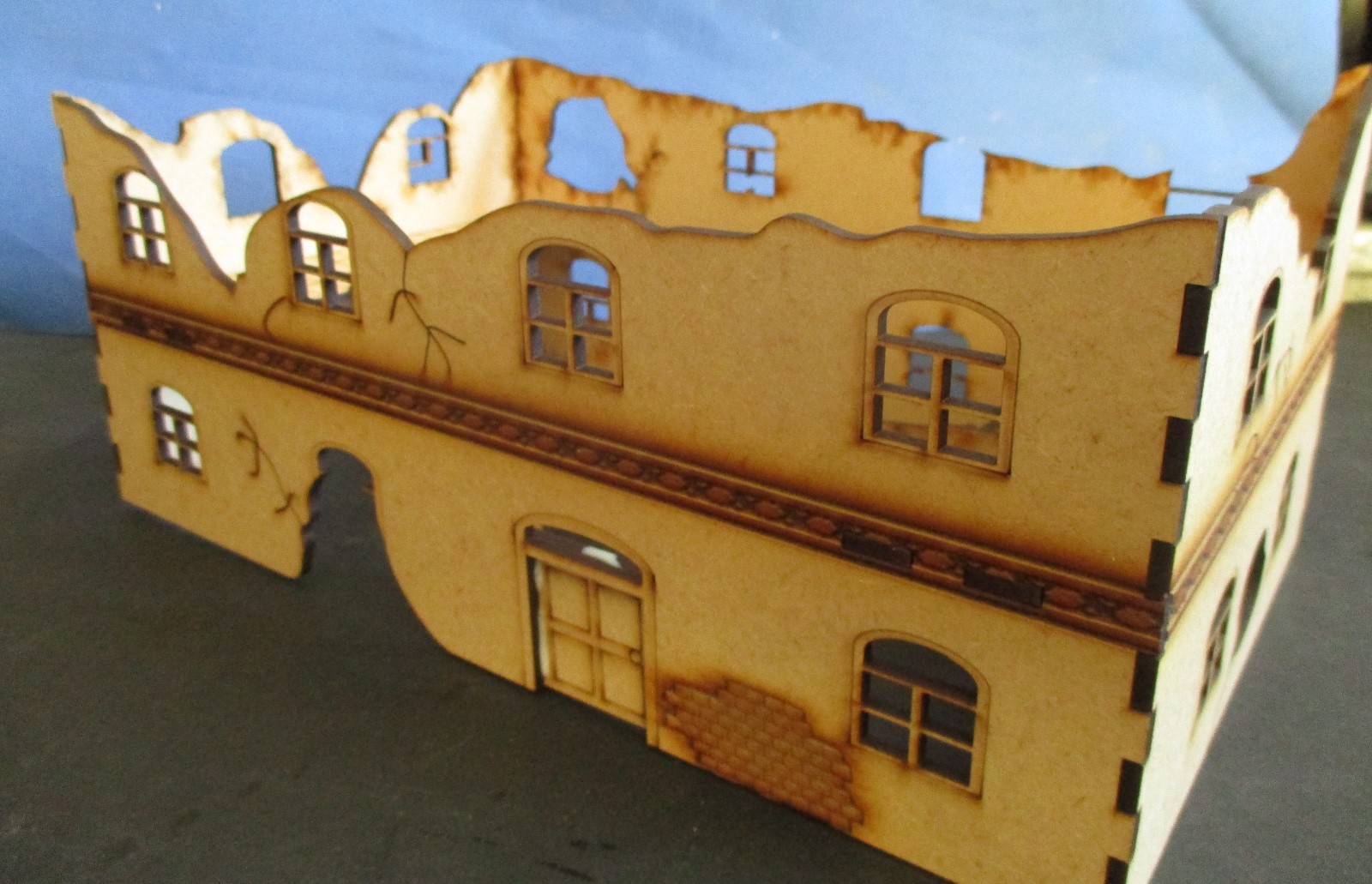 28mm RUIN House or Factory 28mm Set A laser cut MDF 3MM bolt action ...