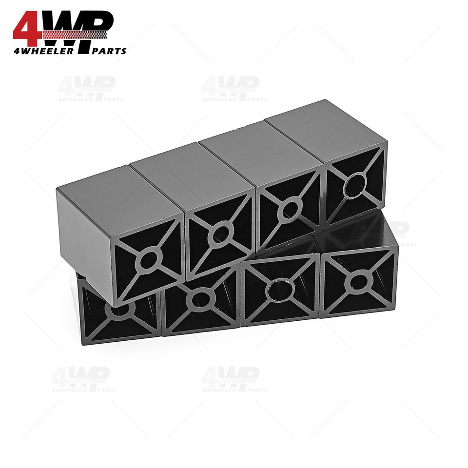 1997-2006 Jeep Wrangler Front Seat 2" Risers Lift Spacers For Black CNC ...