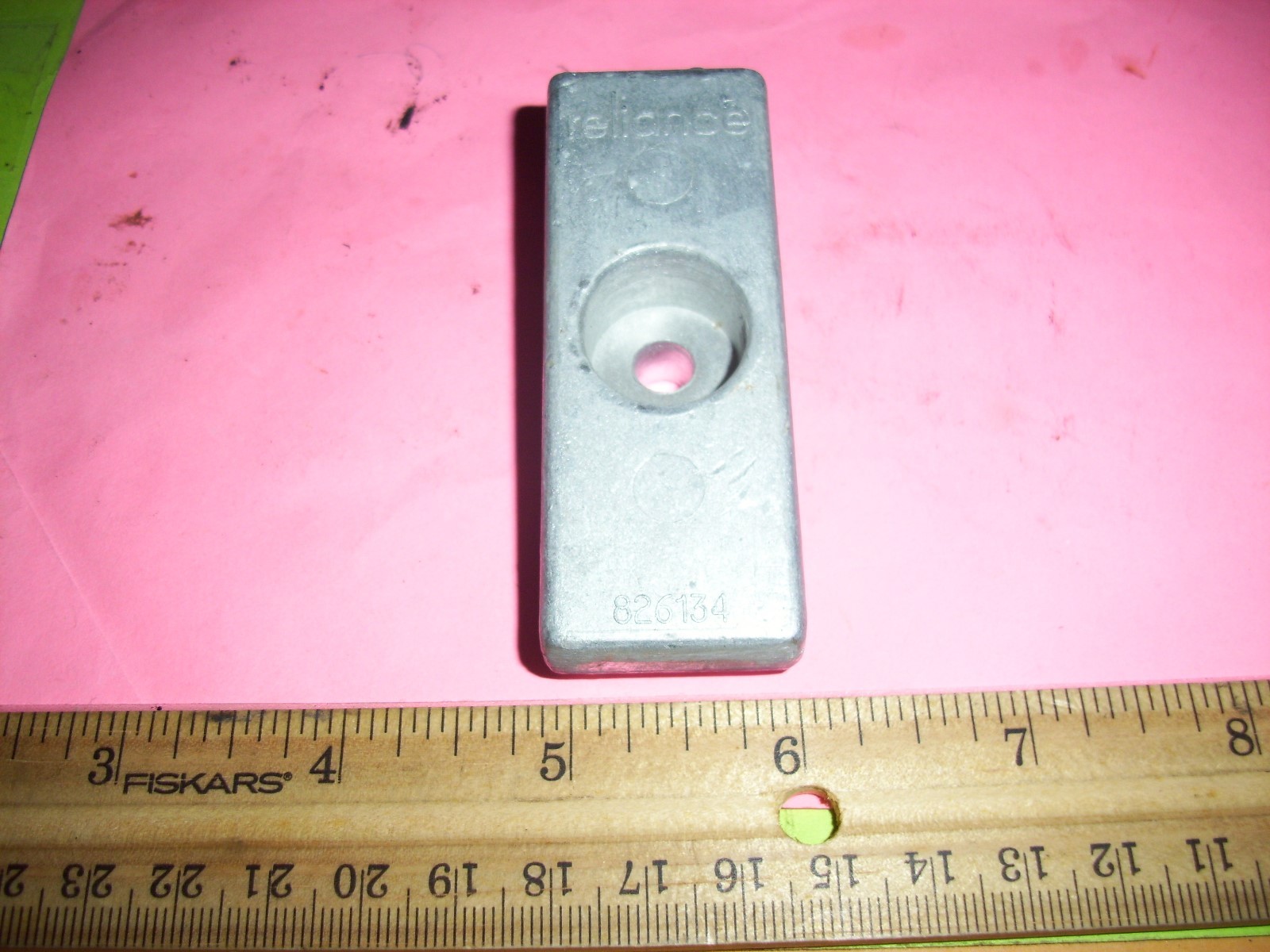 MERCURY outboard motor zinc lower unit wedge anode 826134 50 to 200hp ...