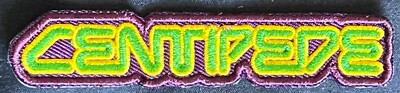 CENTIPEDE embroidered game PATCH bug space invaders 80s retro video | eBay