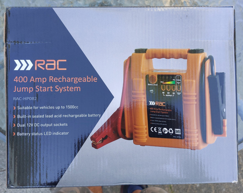 Rac 400Amp Rechargeable Jump Starter System HP-082 | eBay UK