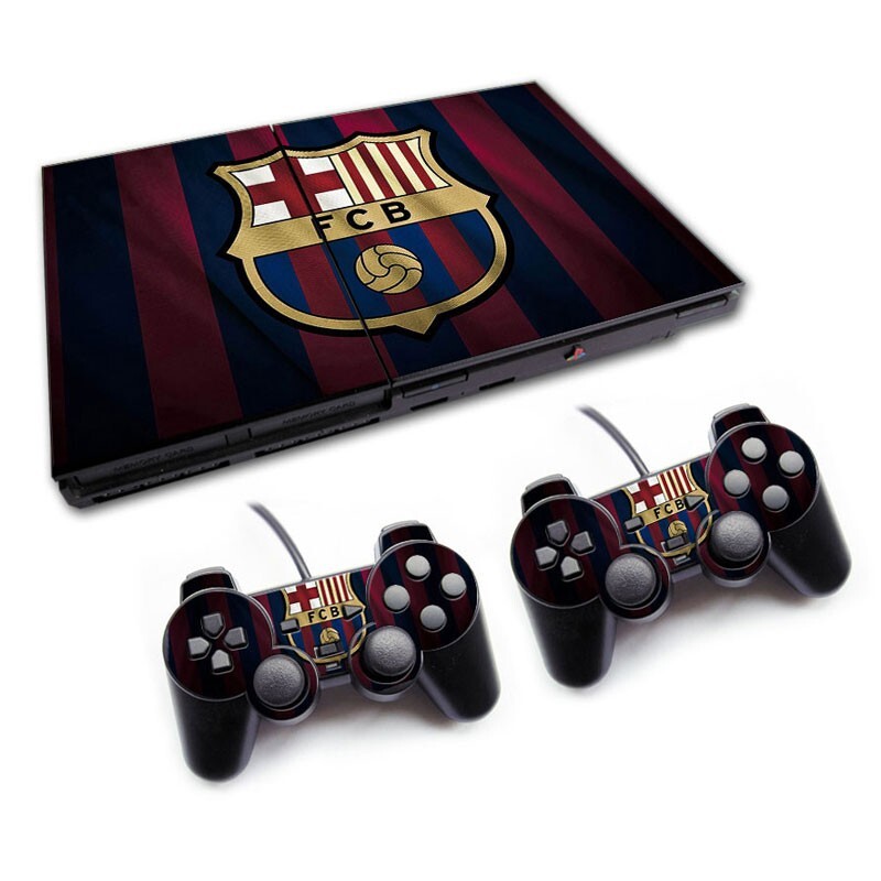 Football Sticker Skin For PS2 SLIM Console Wrap Vinyl + Controller | eBay