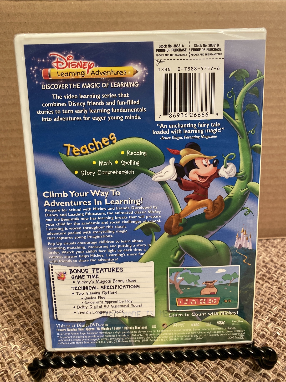 Disney Mickey’s Reading And Math Fun DVD Learning Adventures Brand New ...