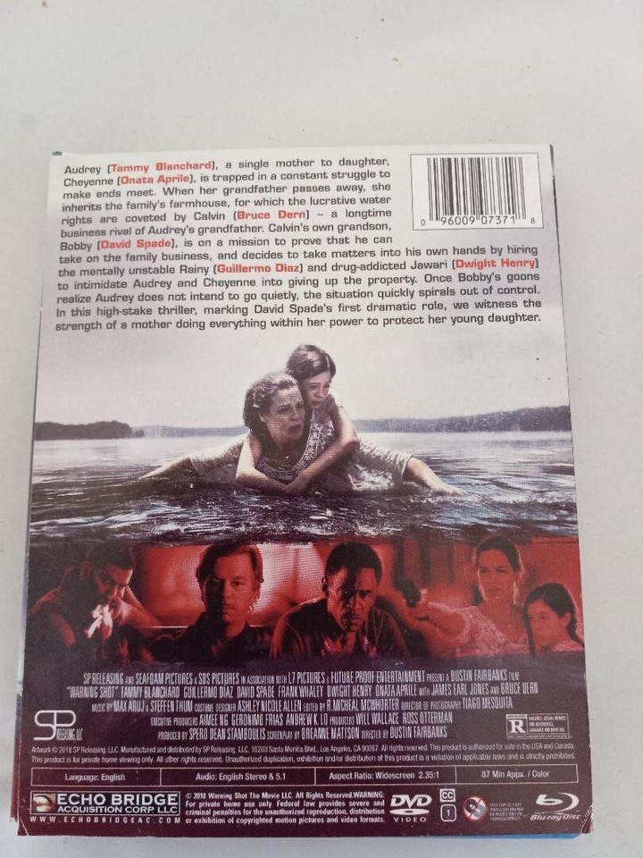 Warning Shot (DVD, 2018) 2-DVDs Combo pack | eBay