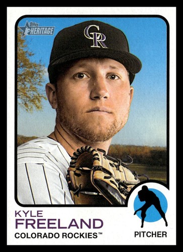 2022 Topps Heritage High Number Kyle Freeland Colorado Rockies #568 ...