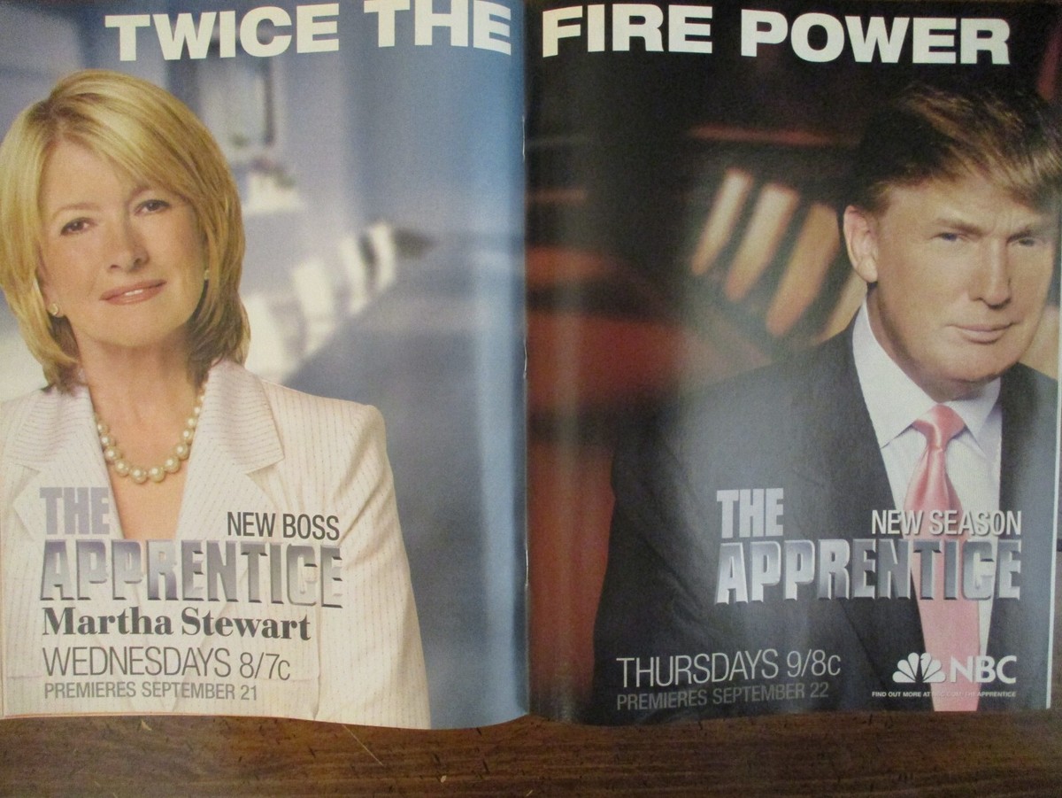 The Apprentice Martha Stewart Tv Martha Stewart Dishes On Donald Trump