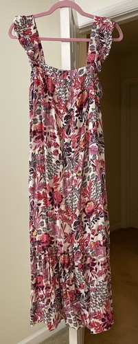 Knox Rose Dress Pink Floral Maxi Sundress Bohemian Gypsy Flowy Women's ...