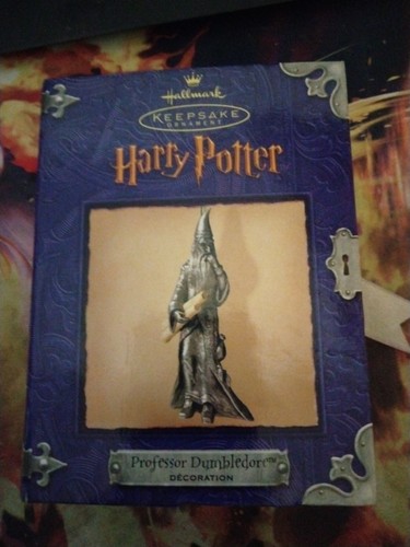 Professor Dumbledore Pewter Hallmark Keepsake Ornament Decor 2000 Harry ...