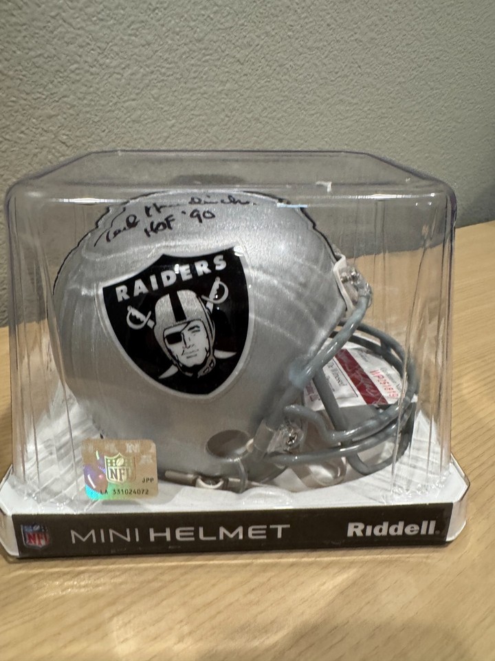 Ted Hendricks Autograph Mini Helmet (Raiders) | eBay