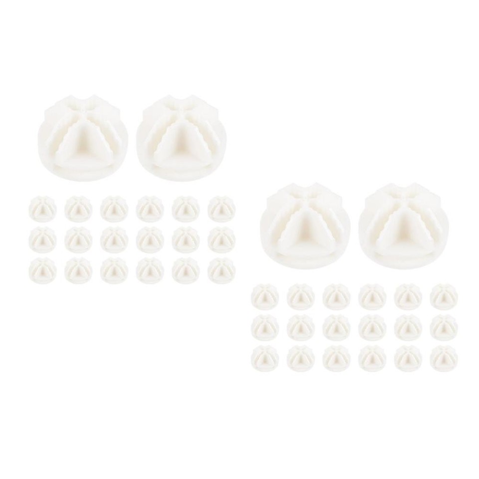 2 Pieces Wire Shelving Cube Connectors Plastic Wardrobe Clips Organizer ...