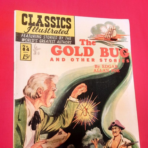 CLASSICS ILLUSTRATED #84, THE GOLD BUG - EDGAR ALLEN POE, VERY FINE - HRN 85 1st | eBay