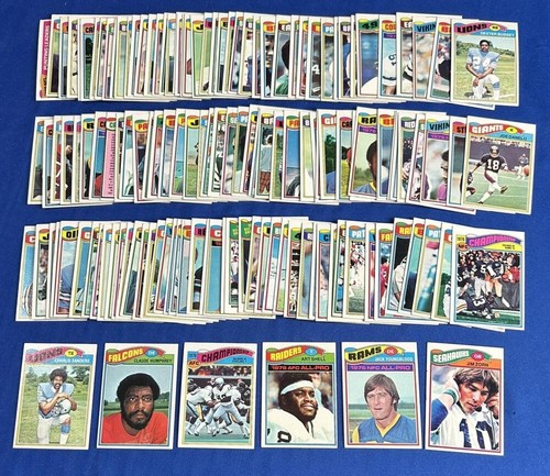 1977 Topps Football (137) Different Card Lot Mid/High Grade EX to Ex ...