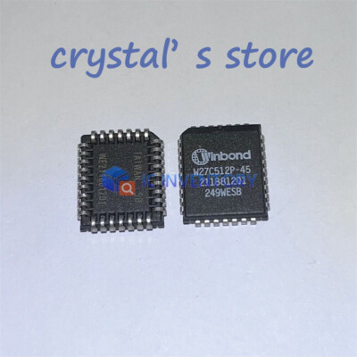 10PCS EEPROM IC WINBOND PLCC-32 W27C512P-45 W27C512P-45Z NEW | eBay