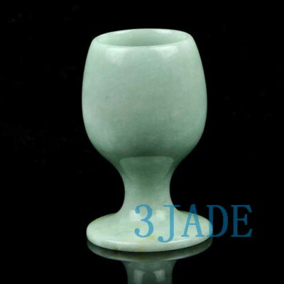 3 1/2" Natural Quartz Rock Carved Goblet Wine Cup Hand Carved Stone Cup ...